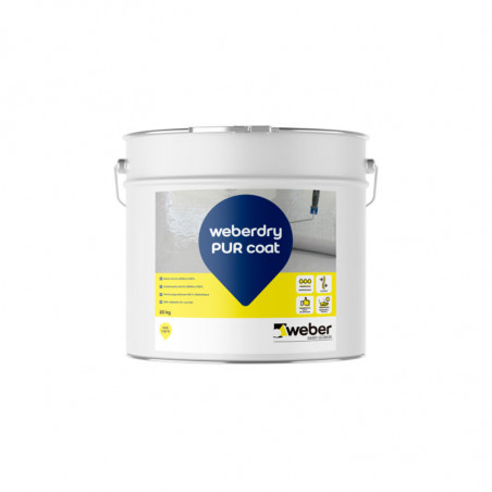 Compra WeberDry PUR Coat 20Kg. al mejor precio Color Blanco